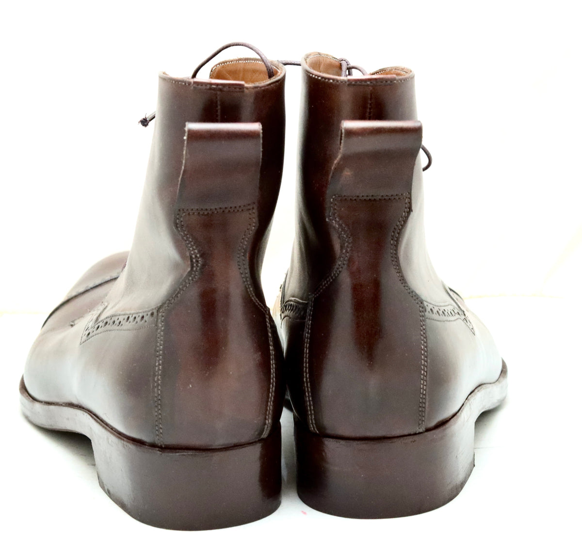 Toe Cap Derby Brogue Boot – Brown Calf | Andrew McDonald – A. McDonald ...